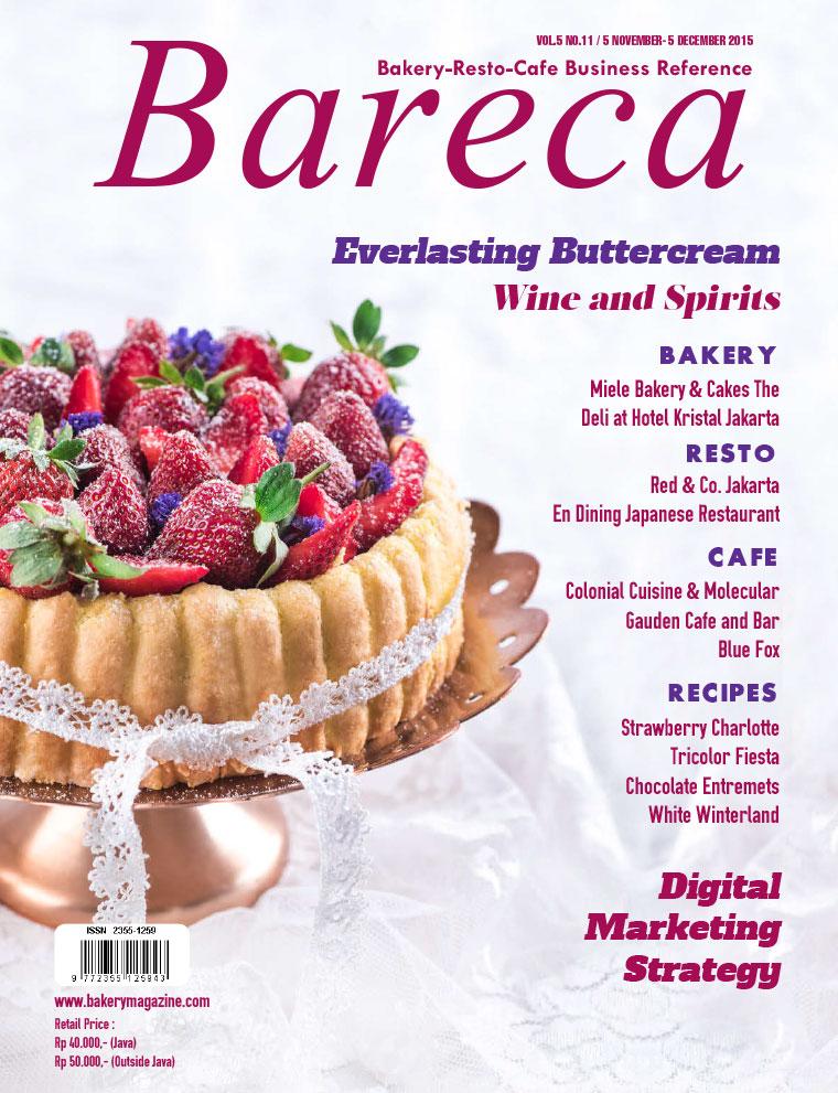 Bareca Bakery Resto Cafe Magazine November 2015 - Gramedia Digital